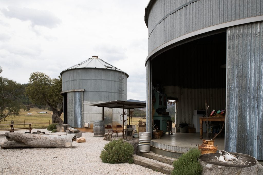 You can sleep in a converted silo on this farm stay near Mudgee
